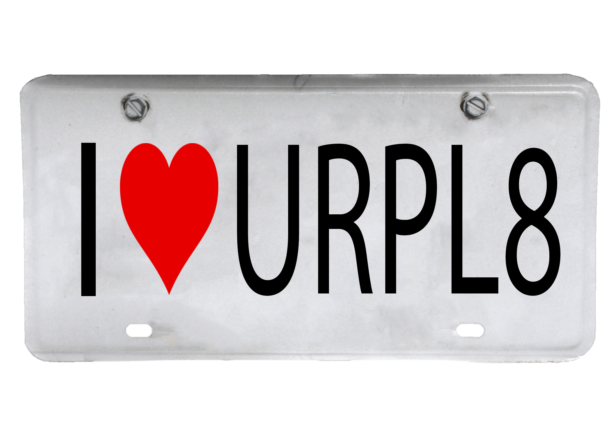 Pixeled Plates - Personalized License Plates